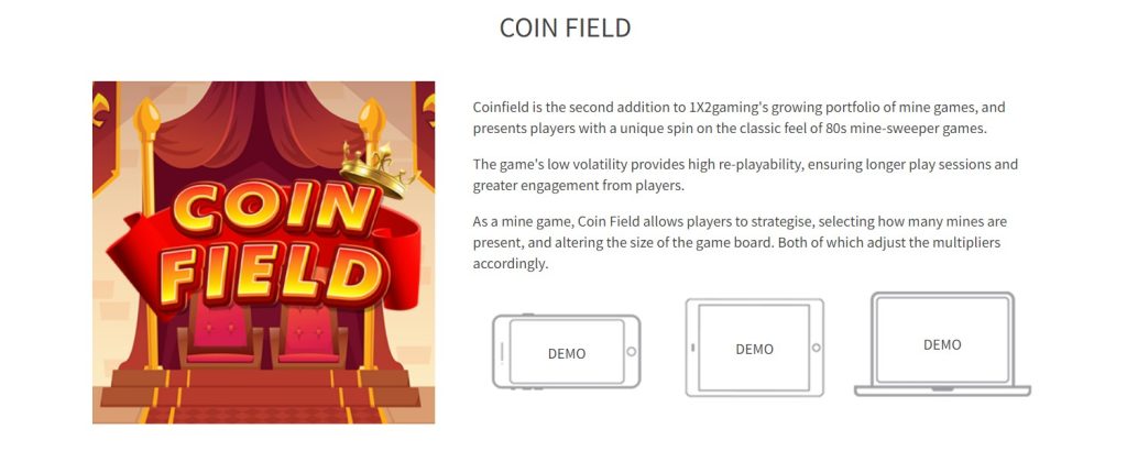 Win with Coin Field Slot by 1X2gaming 🎰 Best Online Casino Play